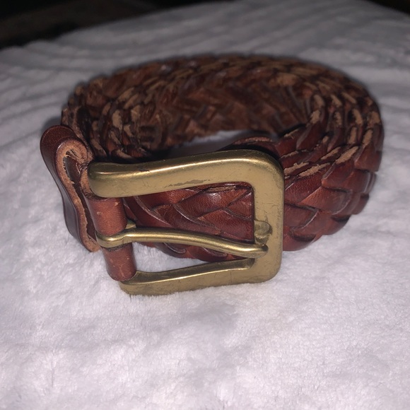 J. RIGGINS | Accessories | J Riggins Brown Braided Leather Belt | Poshmark